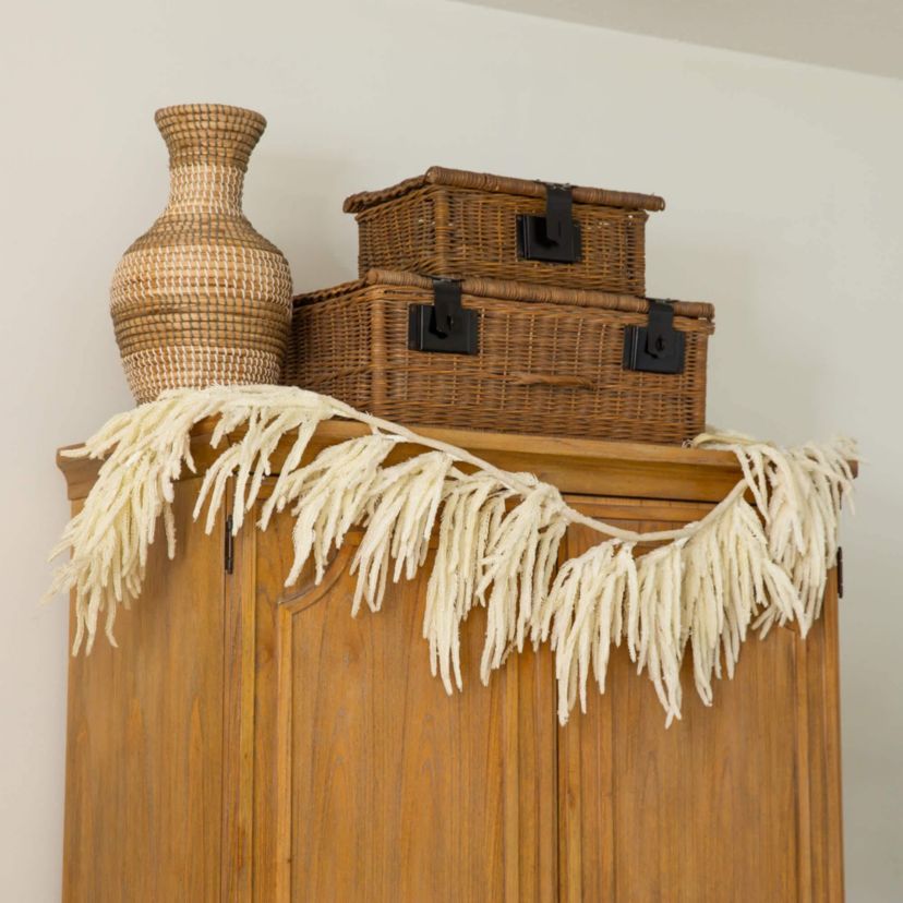 Nearly Natural 5-Foot Artificial Real Touch White Norfolk Island Pine ...