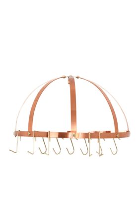 Old Dutch International, Ltd. Medium Gauge Half-Round Pot Rack with ...