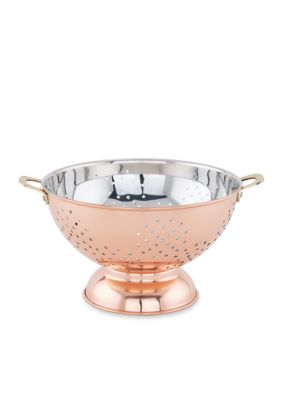 Old Dutch International, Ltd. Decor Copper Footed Colander/Centerpiece ...