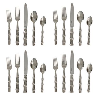 Juliska Bamboo 20pc Place Setting - Polished | belk