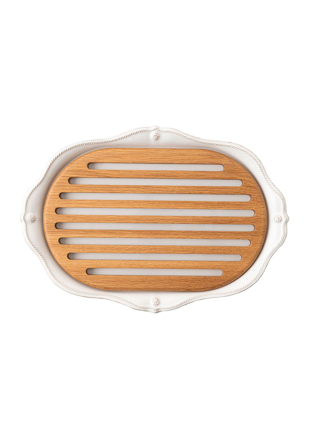 Juliska Berry & Thread Challah Board - Whitewash | Belk
