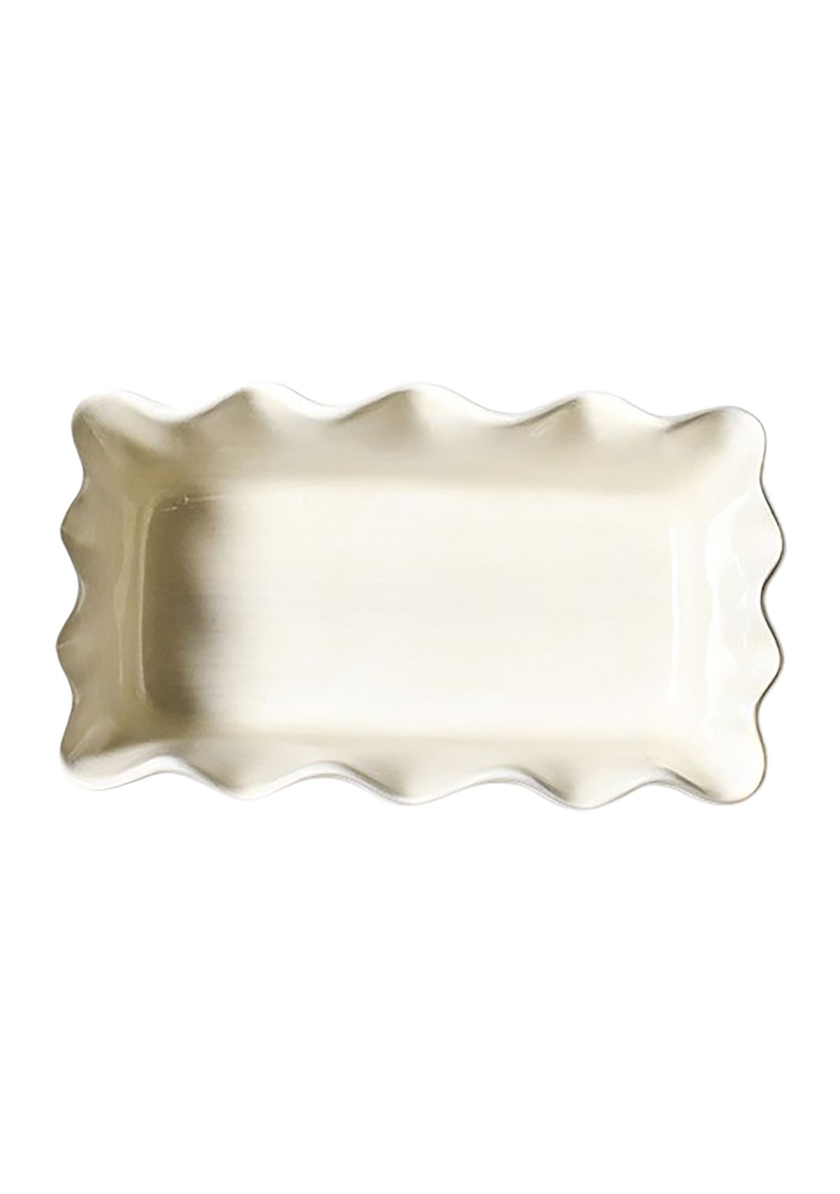 COTON COLORS Signature White Ruffle Loaf Pan | Belk