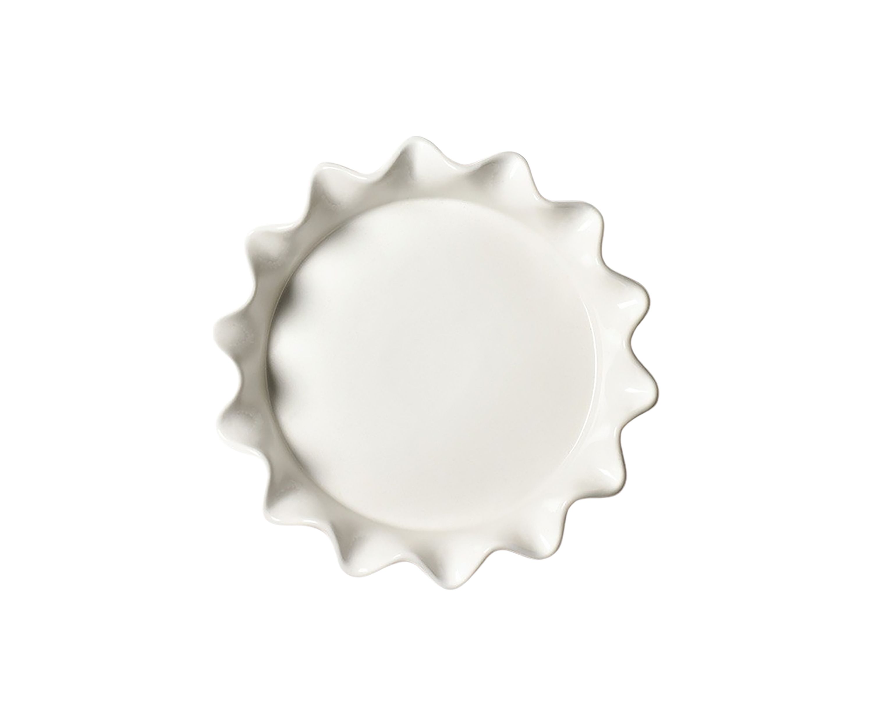 COTON COLORS Red Stripe 8" Ruffle Pie Dish | Belk