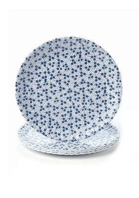 Crown & Ivy™ Melamine Floral Dinner Plates - Set of 4 | belk