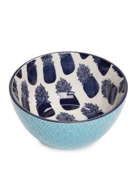 Crown & Ivy™ Pineapple Icon Bowl, Set of 4 | belk