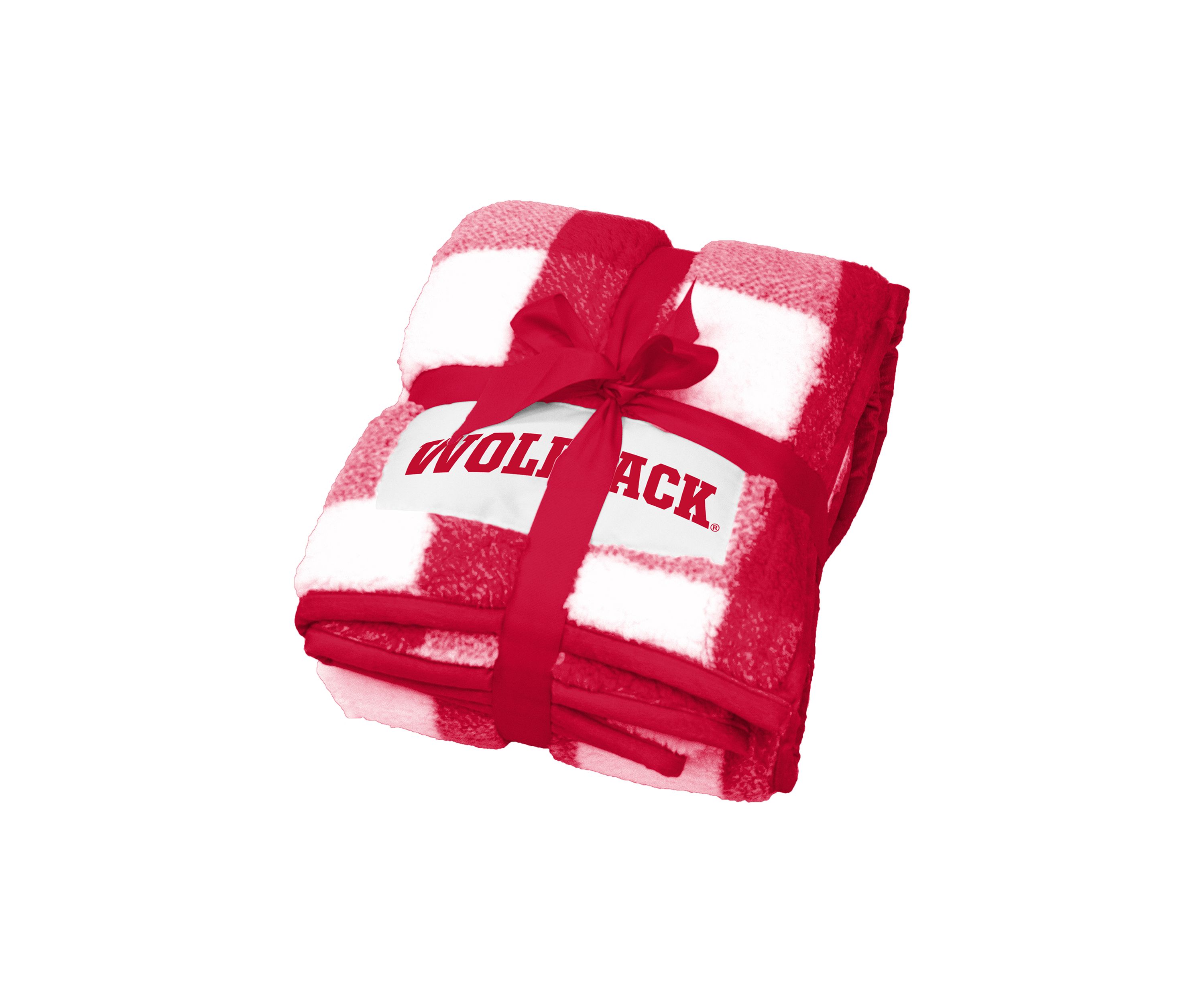 Logo Brands NCAA NC State Wolfpack Buffalo Check Blanket | Belk