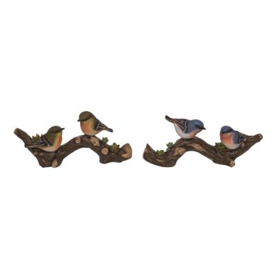Transpac Transpac Resin Musical Birds Set of 2 Spring Home Decorations ...
