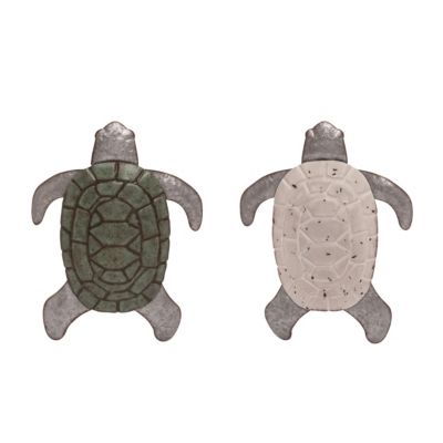 Transpac Transpac Metal Sea Turtle Set of 2 Spring Home Decorations | belk
