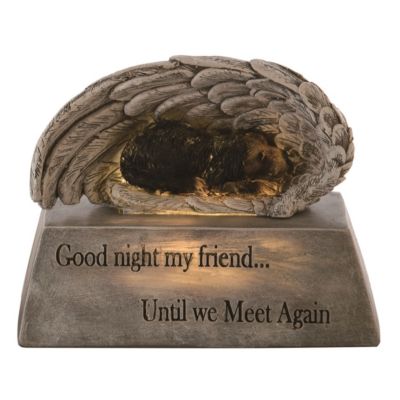 Transpac Transpac Resin 6.75" Gray Spring Solar Memorial Stone Decor | belk