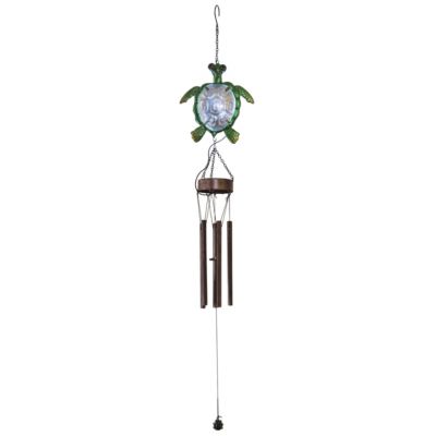 Transpac Transpac Metal 39.50" Bronze Spring Tropical Turtle Windchime ...