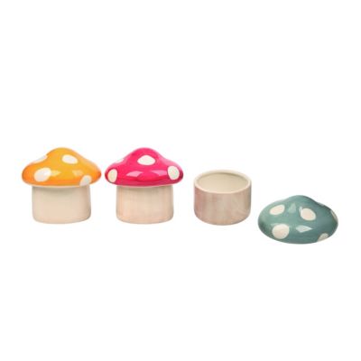 Transpac Transpac Ceramic Mushroom Container Set of 3 Spring Home ...