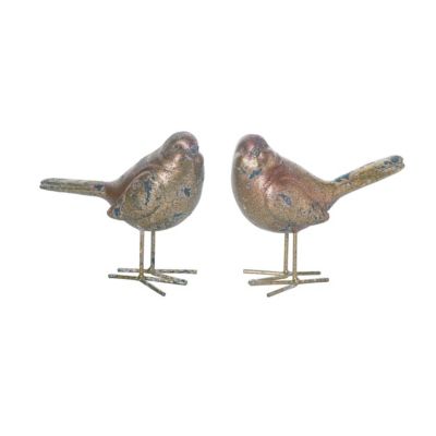 Transpac Transpac Resin Golden Bird Set of 2 Spring Home Decorations | belk