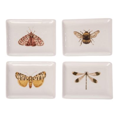 Transpac Transpac Ceramic Insects Trinket Dish Set of 4 Home ...