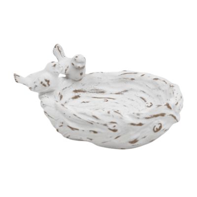 Transpac Transpac Resin Tabletop Bird Feeder w/2 Birds Home Decorations ...