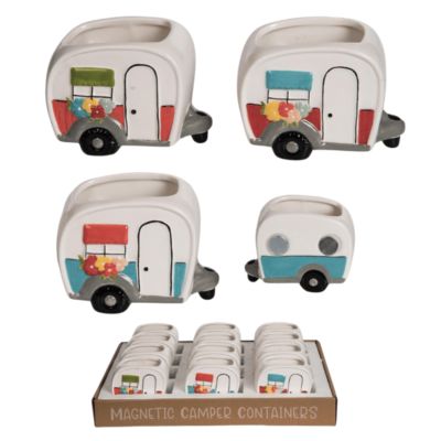 Transpac Transpac Mini Ceramic Magnet Camper Container S/12 Home ...