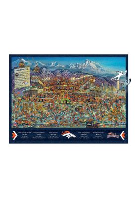 You The Fan NFL Denver Broncos Wooden Joe Journeyman Puzzle | belk