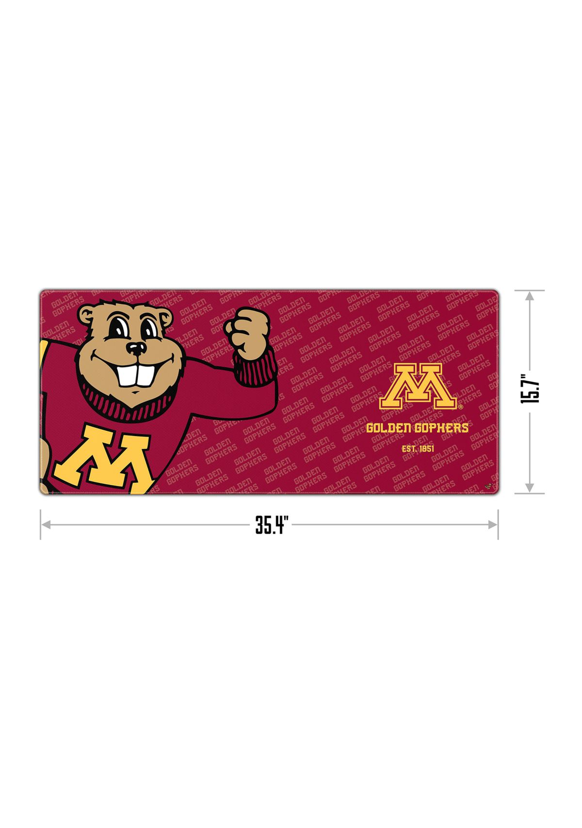 YouTheFan YouTheFan NCAA Minnesota Golden Gophers Logo Series Desk Pad ...