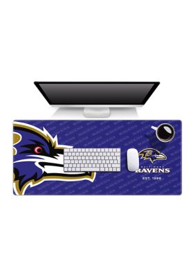YouTheFan YouTheFan NFL Baltimore Ravens Logo Series Desk Pad | belk
