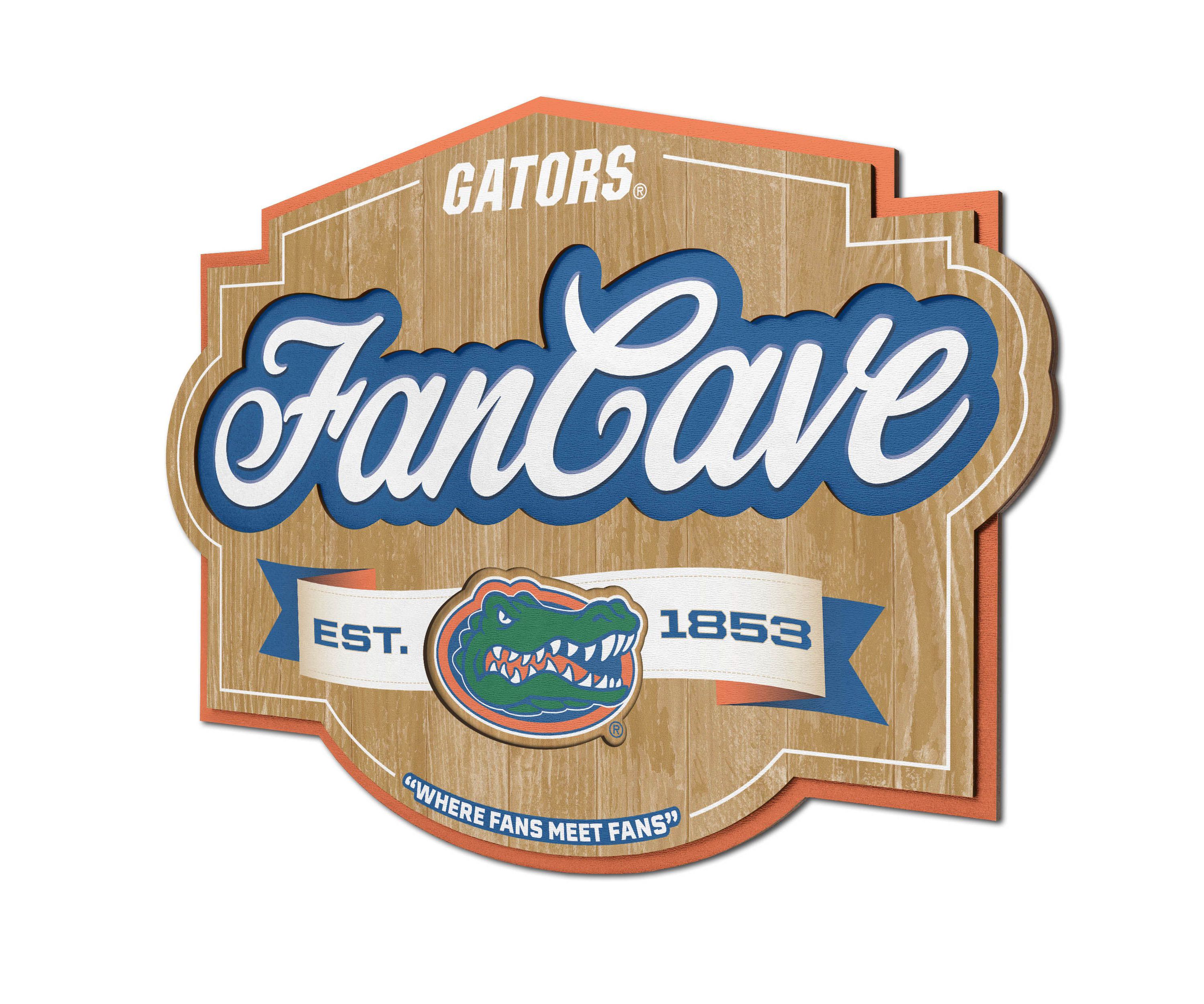 YouTheFan YouTheFan NCAA Florida Gators Fan Cave Sign | Belk