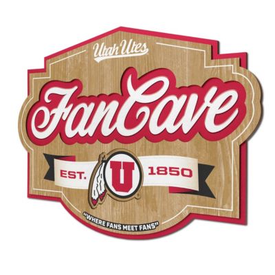 YouTheFan YouTheFan NCAA Utah Utes Fan Cave Sign | belk