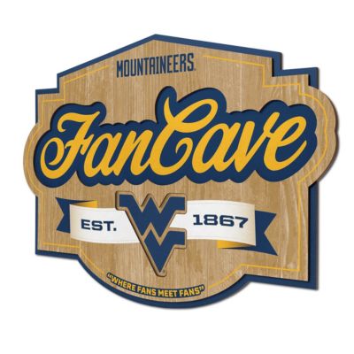 YouTheFan YouTheFan NCAA West Virginia Mountaineers Fan Cave Sign | belk