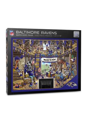 YouTheFan YouTheFan NFL Baltimore Ravens Barnyard Fans 500pc Puzzle | Belk