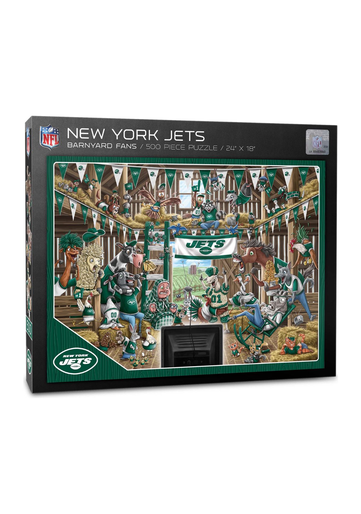 YouTheFan YouTheFan NFL New York Jets Barnyard Fans 500pc Puzzle | Belk