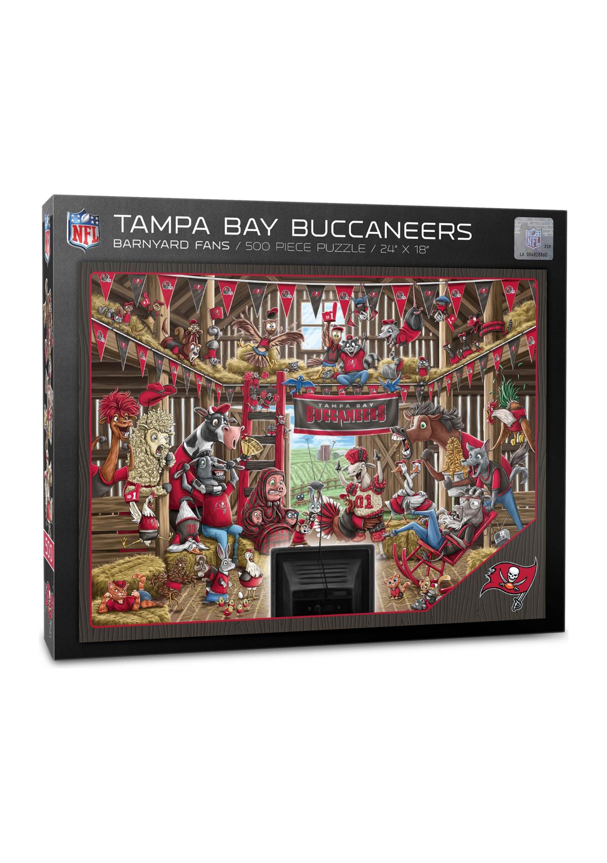 YouTheFan YouTheFan NFL Tampa Bay Buccaneers Barnyard Fans 500pc Puzzle ...