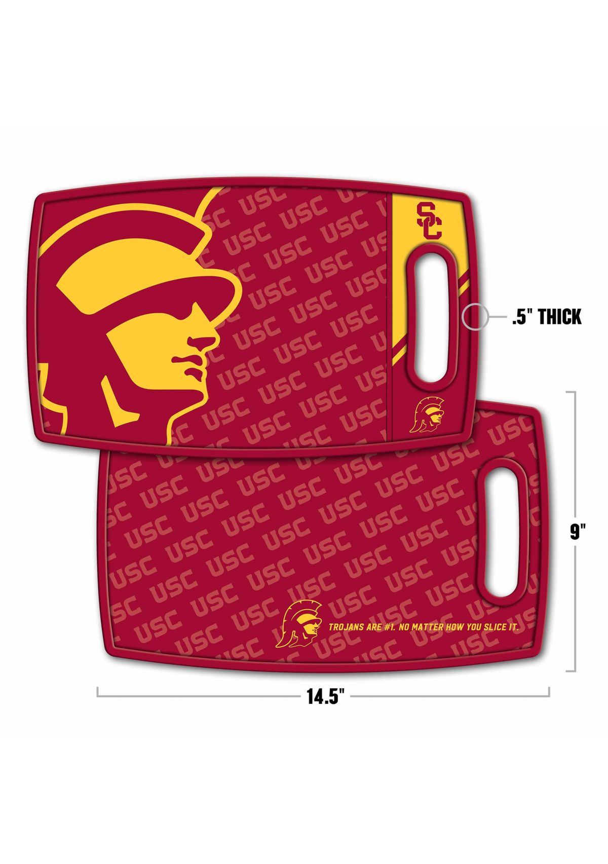 YouTheFan YouTheFan NCAA USC Trojans Logo Series Cutting Board | Belk