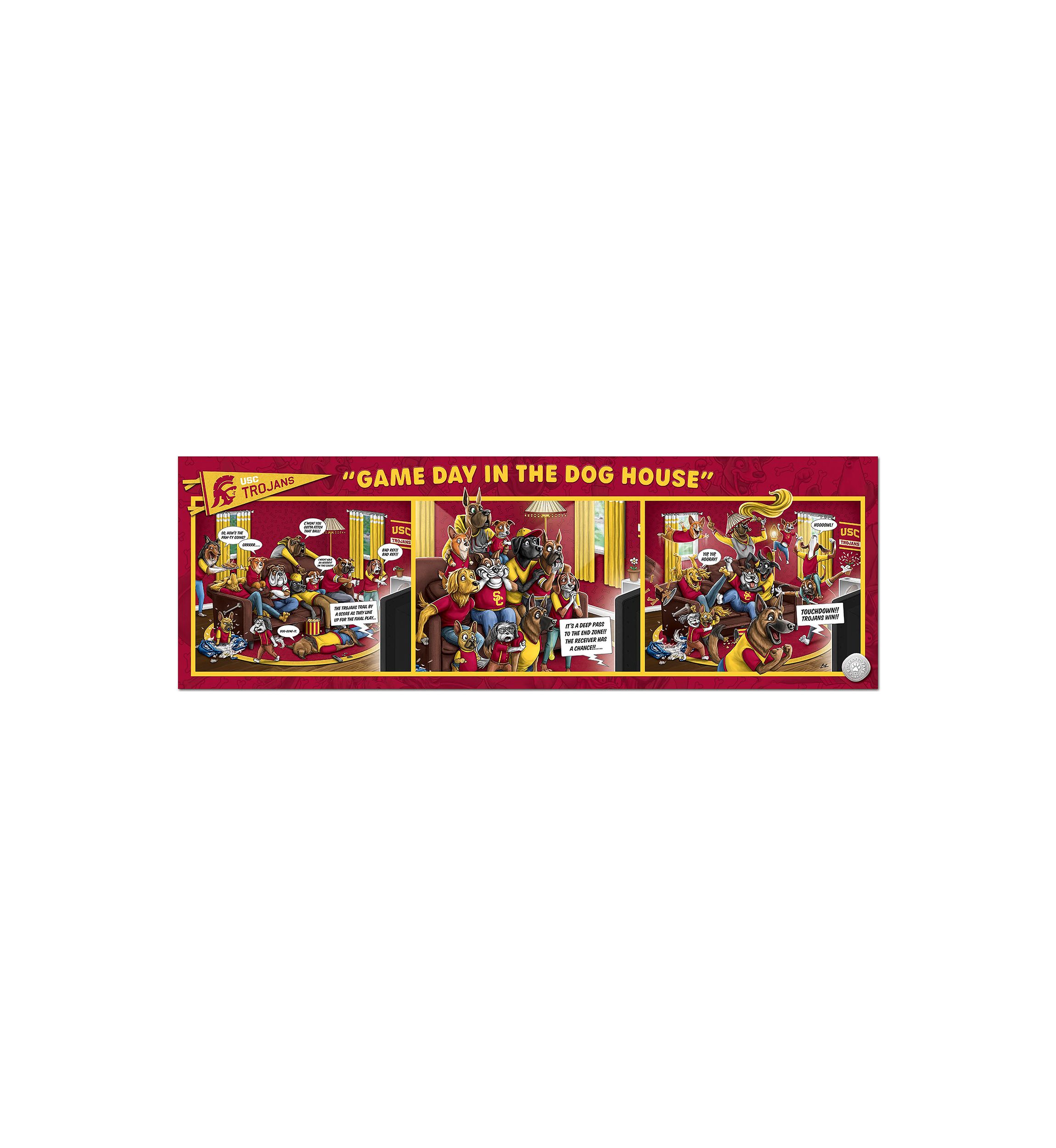 YouTheFan YouTheFan NCAA USC Trojans Game Day in the Dog House 1000pc ...