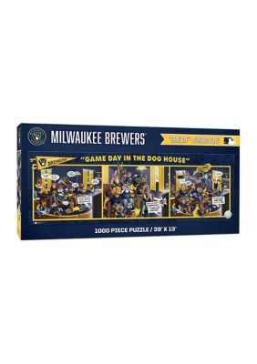YouTheFan YouTheFan MLB Milwaukee Brewers Game Day in the Dog House 1000pc Puzzle | belk