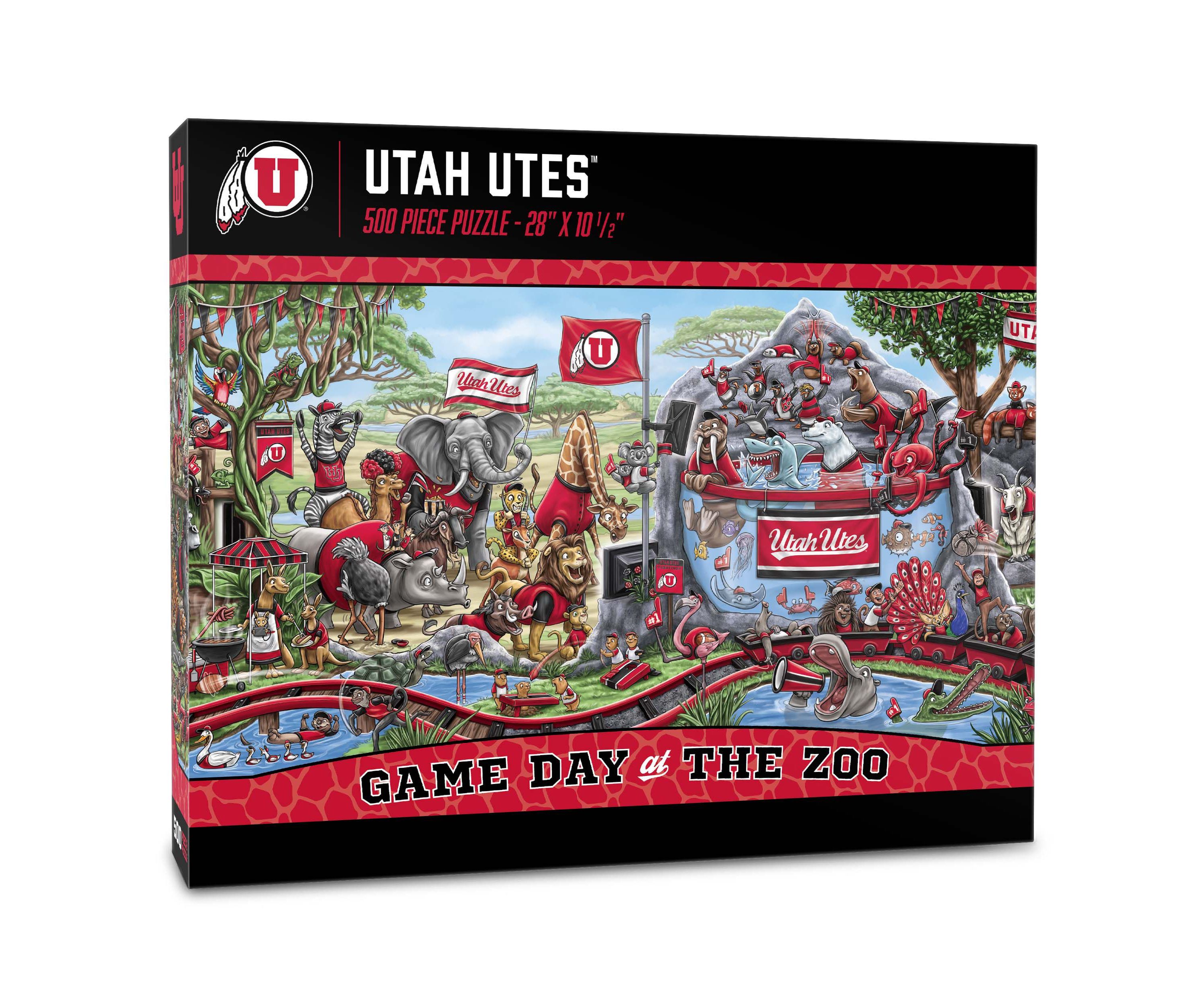 YouTheFan YouTheFan NCAA Utah Utes Game Day At The Zoo 500pc Puzzle | Belk