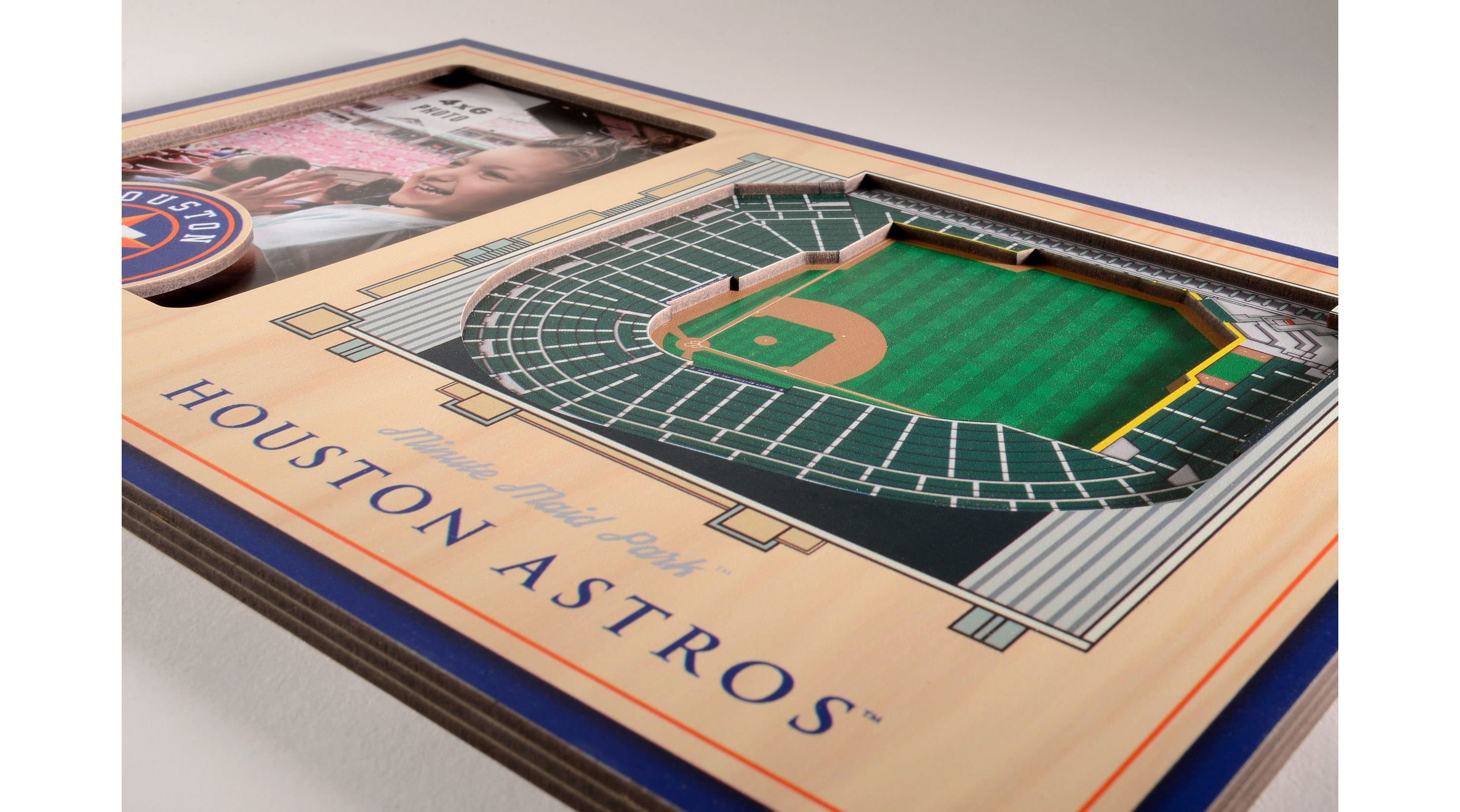 YouTheFan YouTheFan MLB Houston Astros 3D StadiumView Picture Frame ...