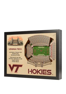 YouTheFan YouTheFan NCAA Virginia Tech Hokies 25-Layer StadiumViews 3D ...