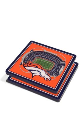 YouTheFan YouTheFan NFL Denver Broncos 3D StadiumView Coasters - Mile ...