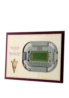 You The Fan NCAA Arizona State Sun Devils 5 Layer StadiumViews 3D Wall ...
