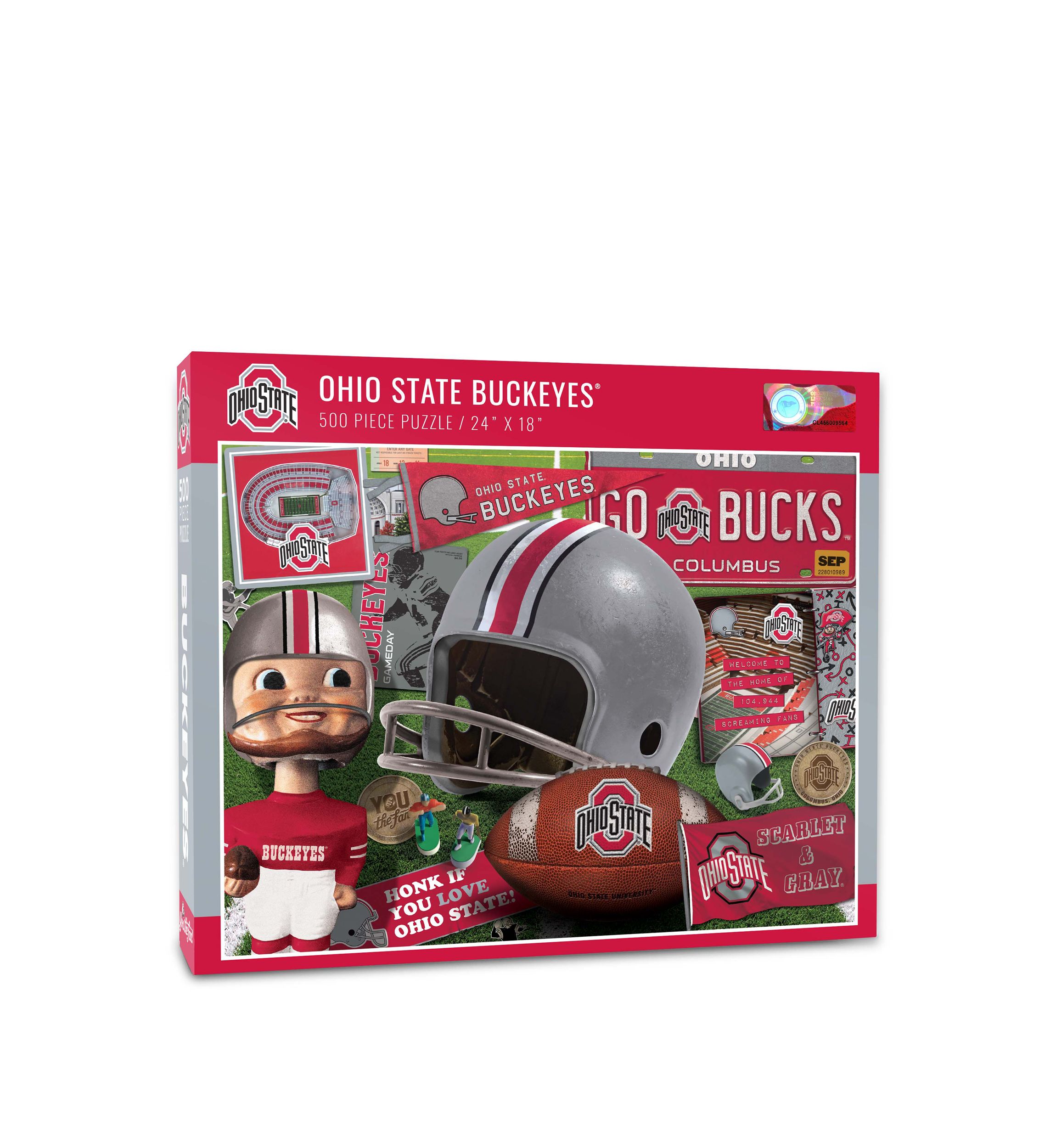 YouTheFan YouTheFan NCAA Ohio State Buckeyes Retro Series 500pc Puzzle ...