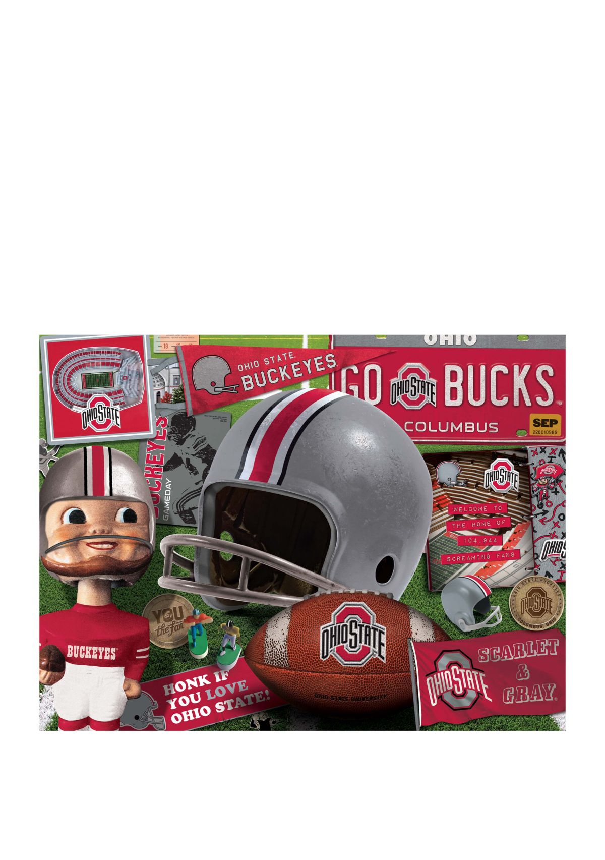 YouTheFan YouTheFan NCAA Ohio State Buckeyes Retro Series 500pc Puzzle ...