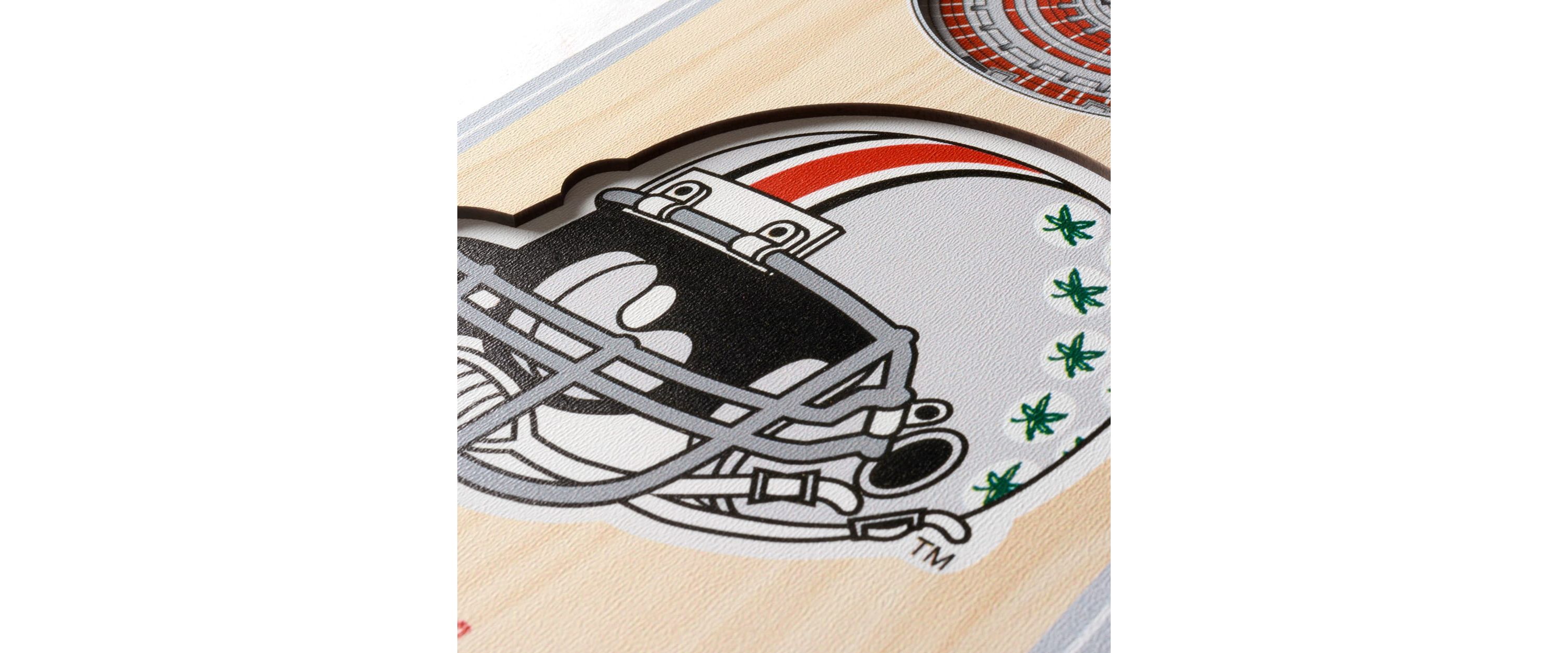 YouTheFan YouTheFan NCAA Ohio State Buckeyes 3D Stadium 6x19 Banner ...