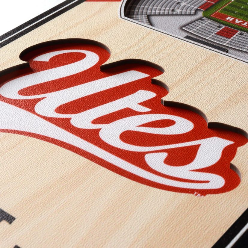YouTheFan YouTheFan NCAA Utah Utes 3D Stadium 6x19 Banner - Eccles ...