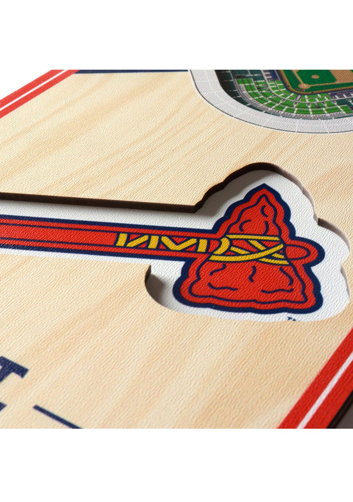 YouTheFan YouTheFan MLB Atlanta Braves 3D Stadium 6x19 Banner ...