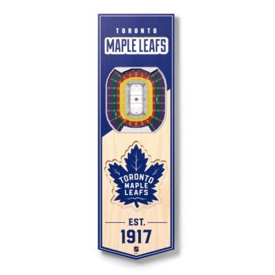 YouTheFan YouTheFan NHL Toronto Maple Leafs 3D Stadium 6x19 Banner ...