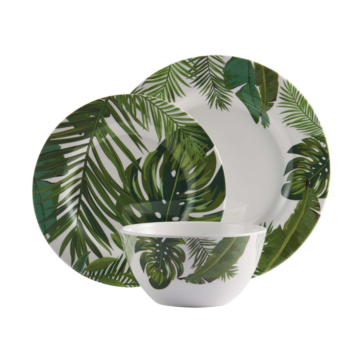 Fitz and Floyd Tropical Fun 12-Piece Dinnerware Set, Service for 4 | Belk