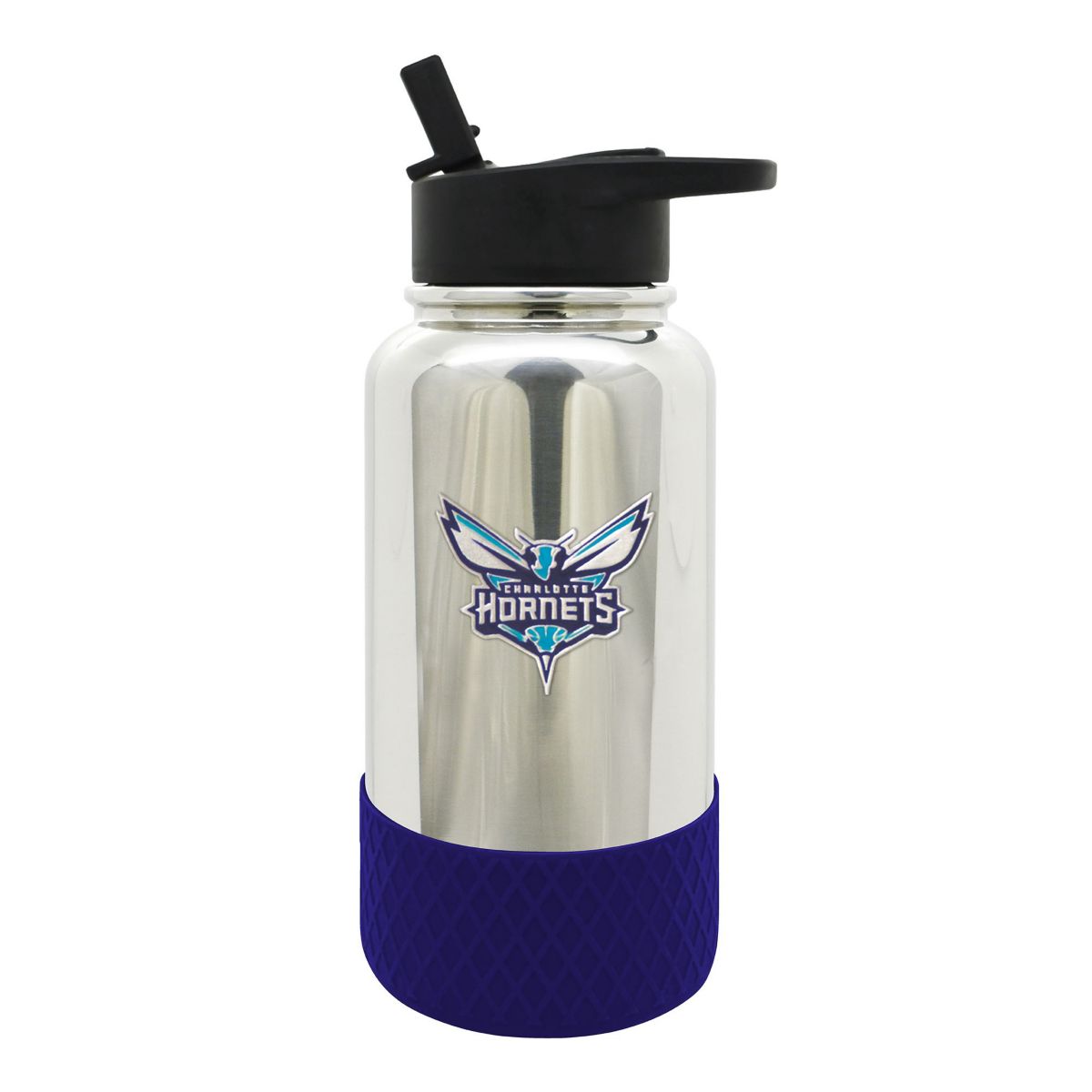 Great American Products NBA Charlotte Hornets 32oz Chrome Water Bottle ...