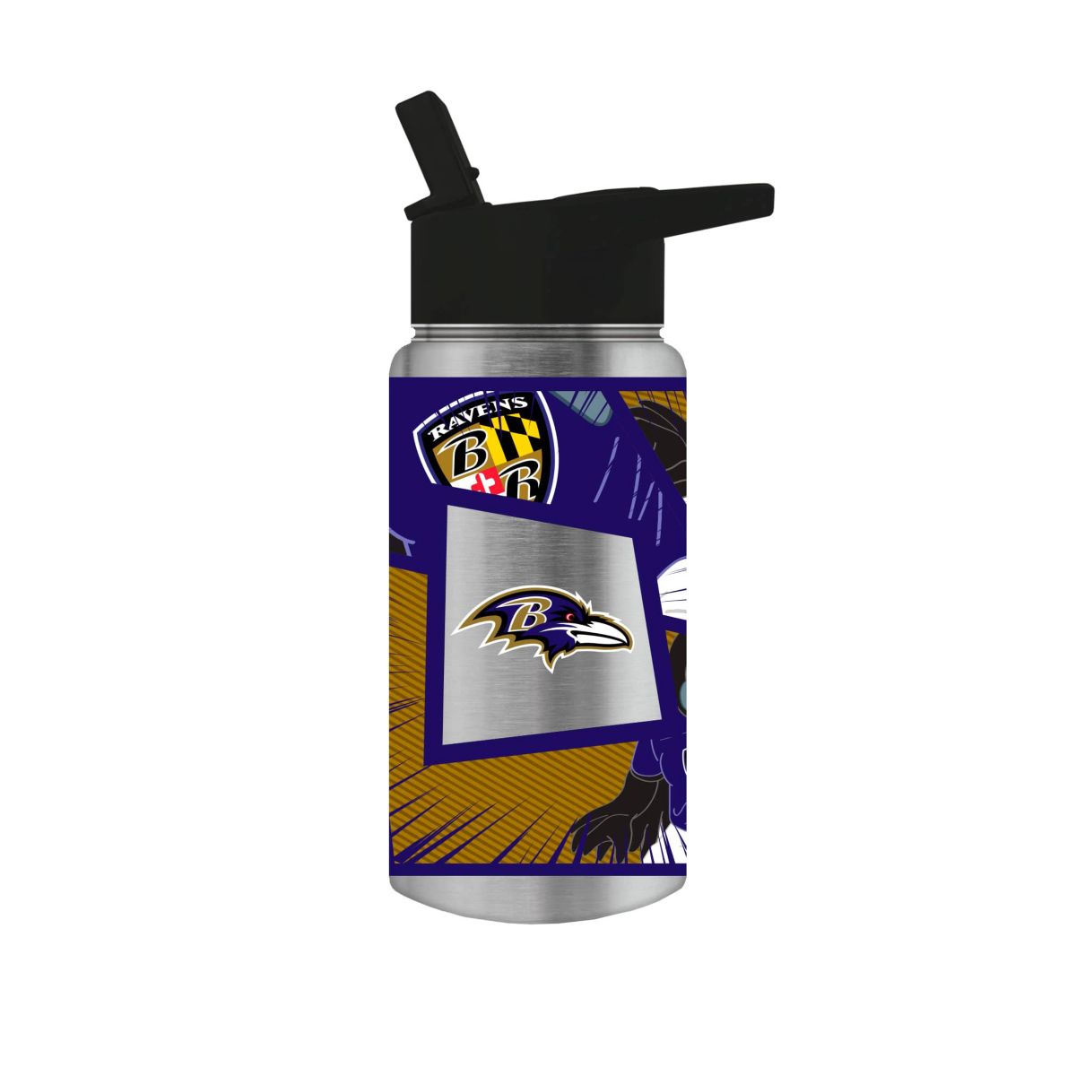 Great American Products NFL Baltimore Ravens 14oz Mascot Mini Thirst ...