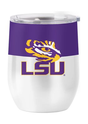 Logo Brands LSU Tigers NCAA LSU 16oz Colorblock Stainless Curved ...