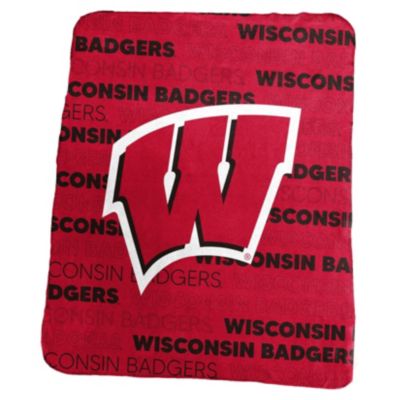 Logo Brands Wisconsin Badgers NCAA Wisconsin Classic Throw | belk