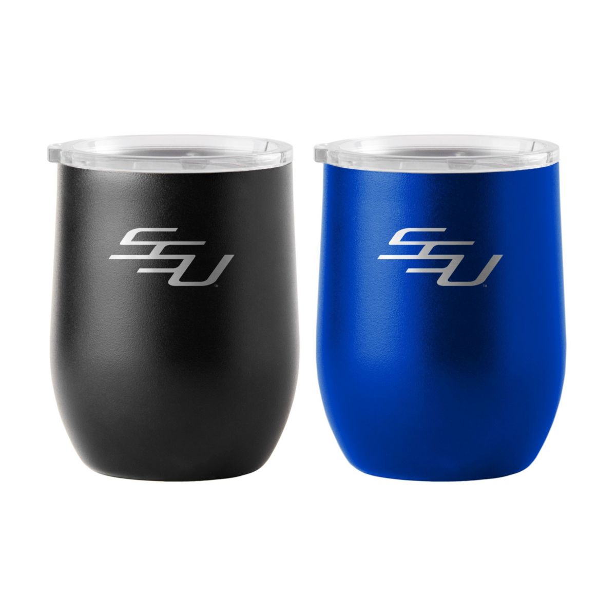 Logo Brands NCAA Savannah State Tigers 16oz Etch PC Curved Bev Set | Belk