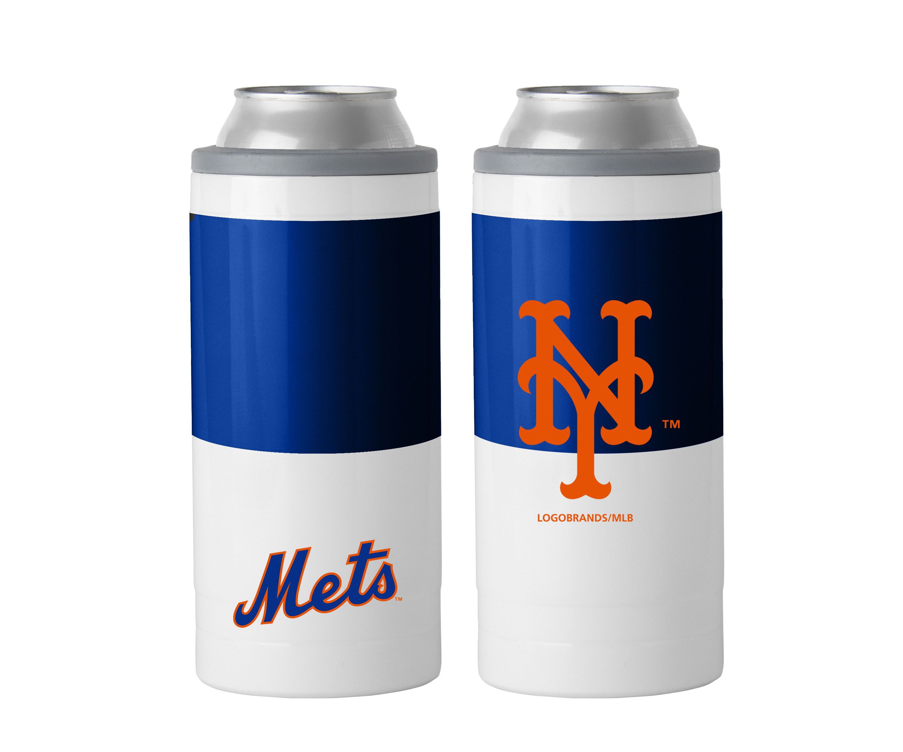 Logo Brands MLB New York Mets 12oz Colorblock Slim Can Coolie | Belk