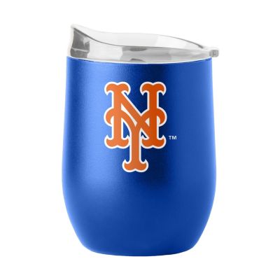 Logo Brands MLB New York Mets 16oz Flipside Powder Coat Curved Beverage ...